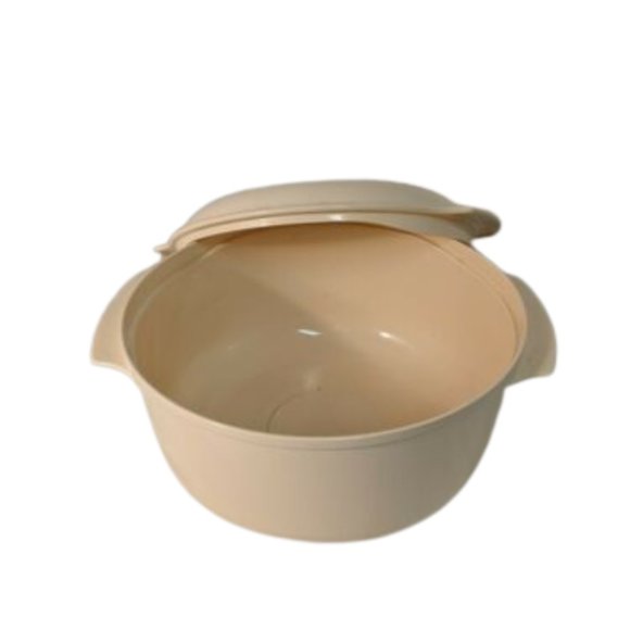 Kitchen | Tupperware Microwave Stack Cooker 2 Pieces Almond 3 Quart ...